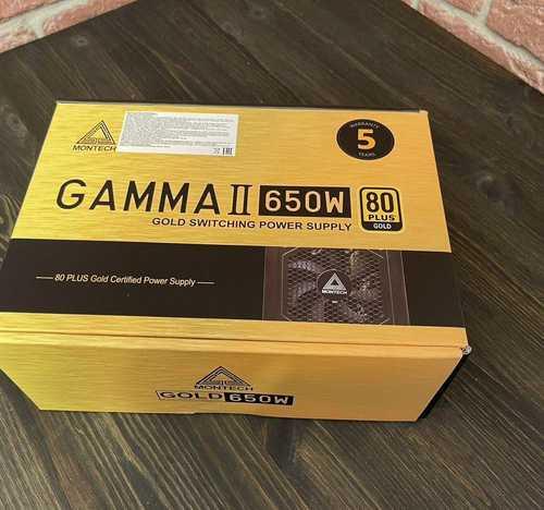 Блок питания montech gamma 650w gold