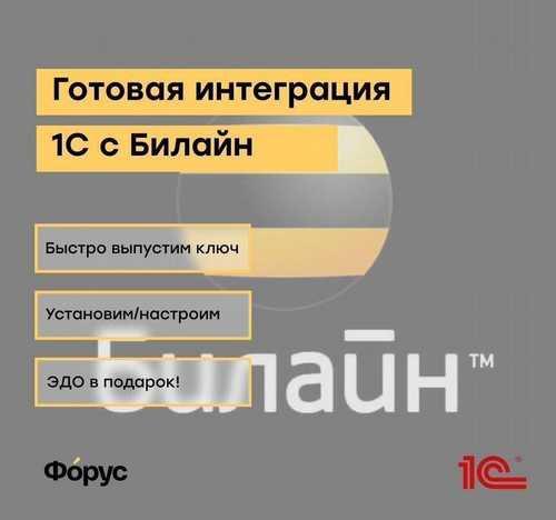 Готовая интеграция 1С с Билайн