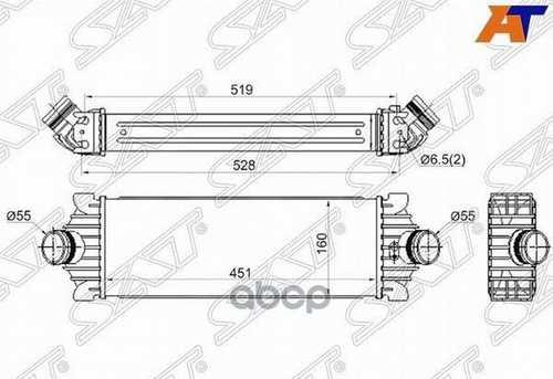 Радиатор интеркулера ford transit 06-14/ford TR