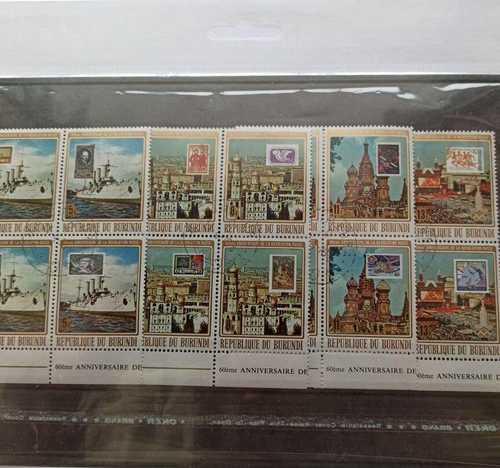 Почтовые марки Бурунди 1978 г