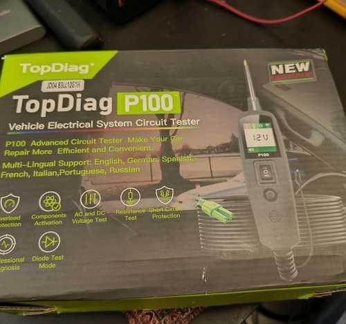 Контролька автоэлектрика TopDiag P100 10 метров