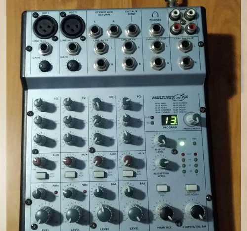 Микшерный пульт alesis multimix 6fx