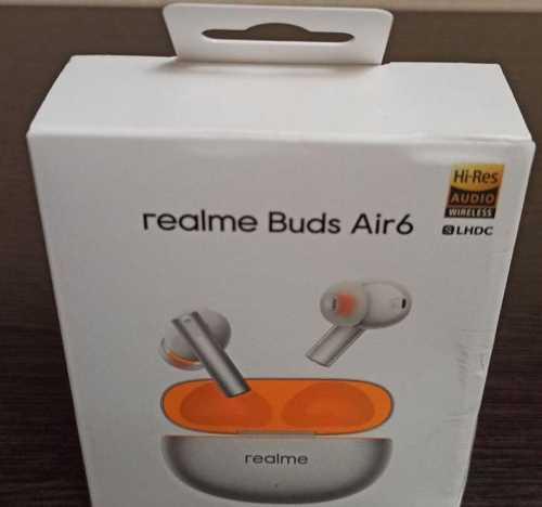 Новые беспроводные TWS наушники Realme Buds Air 6