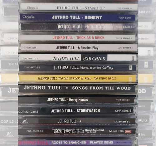 Jethro Tull коллекция студийных альбомов на cd