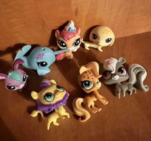 Littlest pet shop игрушки 7 шт