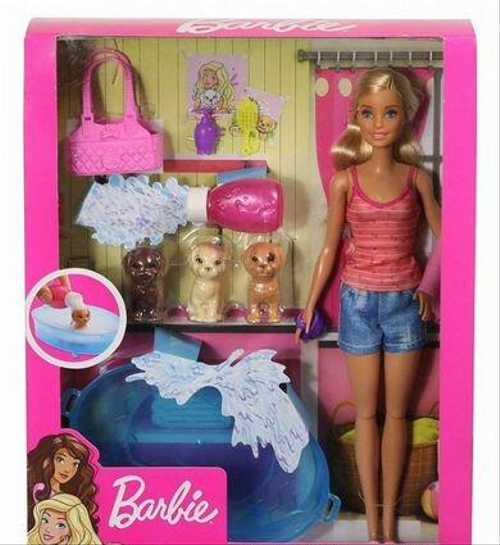 Новый набор Кукла Mattel Барби Купание щенков