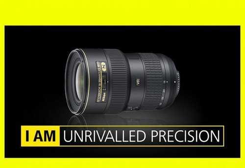 Объектив Nikon AF-S Nikkor 16-35 mm f/4G ED VR