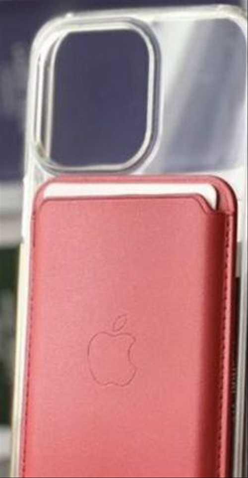 MagSafe кошелек/ Wallet iPhone 11 красный оптом
