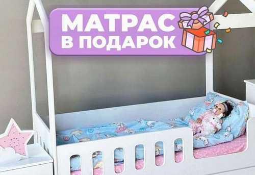 Детская кровать с матрасом