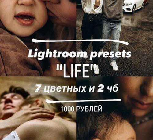 Пресеты lightroom Анна Михайлова