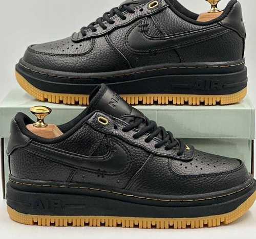 Nike Air Force 1 Low Luxe Black Gum