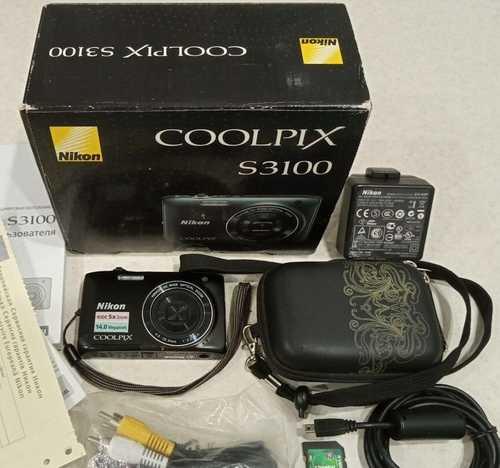 Компактный фотоаппарат Nikon Coolpix S3100