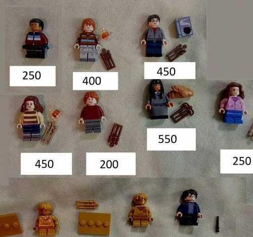 Lego harry Potter marvel dc minifigures