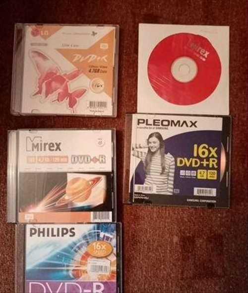 DVD+R диски чистые