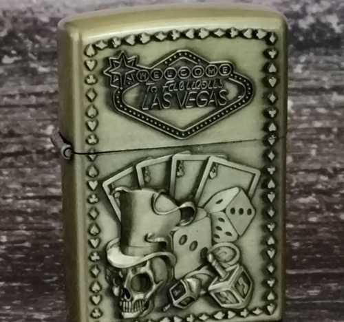 Бензиновая зажигалка "Casino"-стиль Zippo/art 4