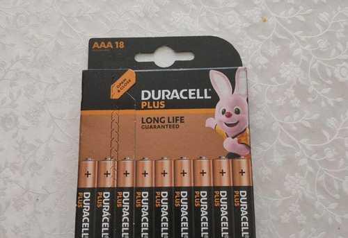 Duracell батарейки AAA 18 шт