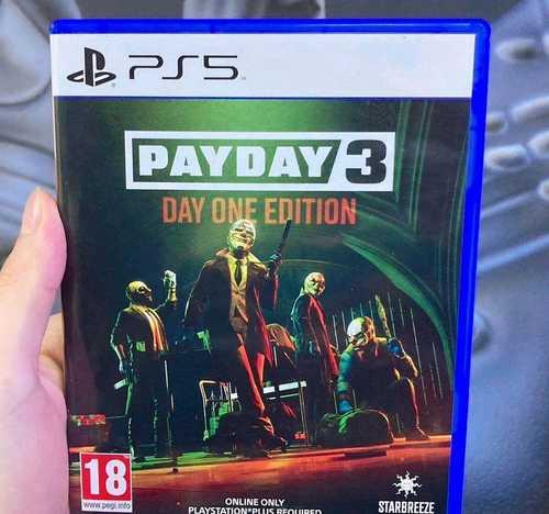 Диск ps5 Payday 3