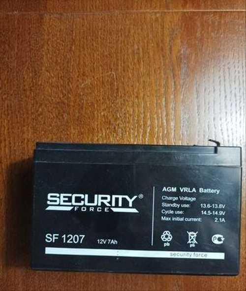 Аккумулятор Security Force SF 1207