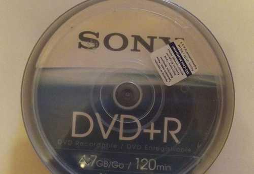 Болванки DVD+R Sony 4.7 Gb 1-16x