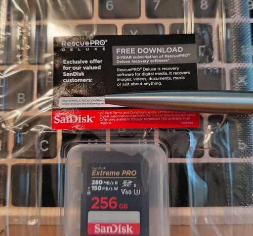 Карта памяти SanDisk Extreme Pro sdxc UHS-II V60 U