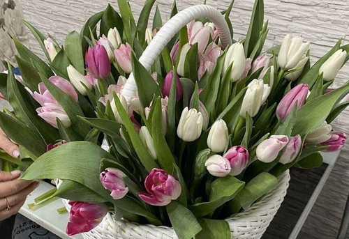 Тюльпаны букеты с доставкой 7 и 8 марта