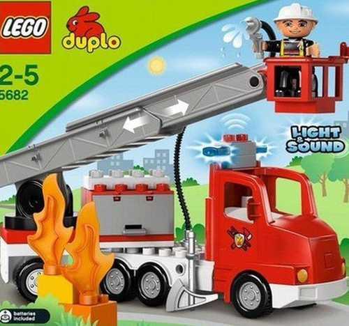 Lego Duplo Полицейский участок 5681, грузовик 5680