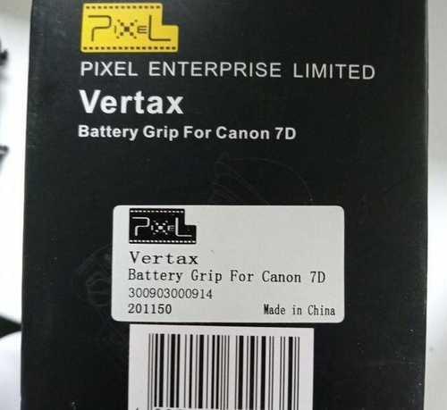 Батарейный блок Pixel Vertax E7 для Canon EOS 7D