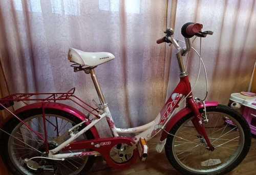 Велосипед Stels Pilot-230 Lady (20") розово-белый