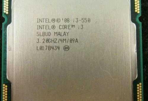 Процессор Intel Core i3-550 3.20GHz 2.5GT/s 4Mb 2x