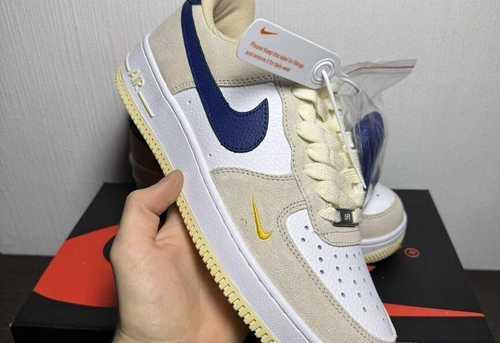 Кроссовки Nike Air Force 1 yellow/blue 41-46 EU