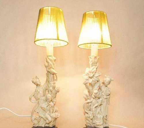 Пара прикроватных светильников, композит 16106