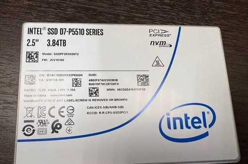 SSD Intel D7-P5510 3.84Tb ssdpf2KX038TZ