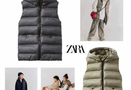 Zara жилетка утепленная 120 130 140