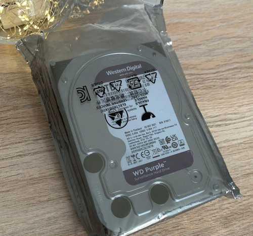 Новый WD Purple 4tb Жесткий диск