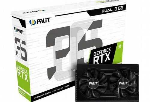 Видеокарта Palit nvidia GeForce RTX 3050 Dual