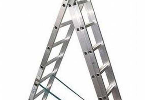 Лестница алюминиевая 3-х секционная 3х8 (5,12м)