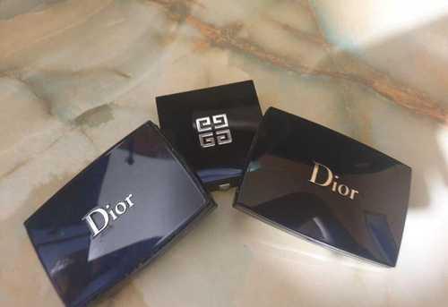 Коробки от пудры Dior, givenchy