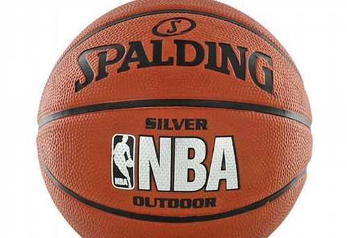Баскетбольный мяч spalding silver NBA outdoor