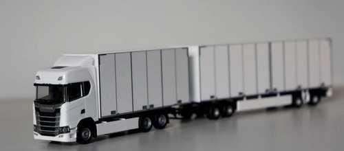 Scania CS фура автопоезд прицеп HO