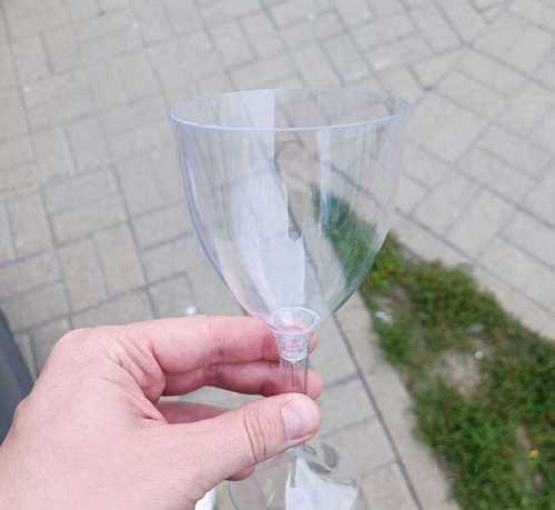 Пластиковый бокал под вино/шампанское