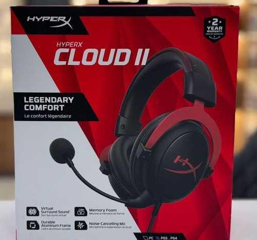 Игровые наушники HyperX Cloud II Новые