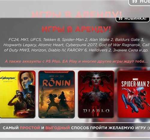 Игра в аренду подписка PS Plus Deluxe и не только