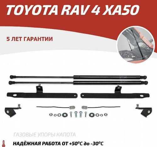 Газовые упоры капота RAV 4