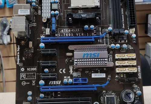 Мат. плата MSI A75A-G35/FM1/ATX/DDR3