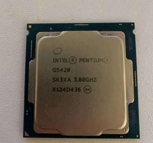 Процессор intel pentium gold g5420