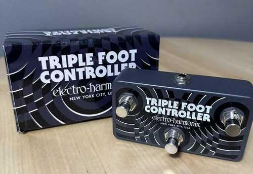 Electro-harmonix (ehx) triple foot controller