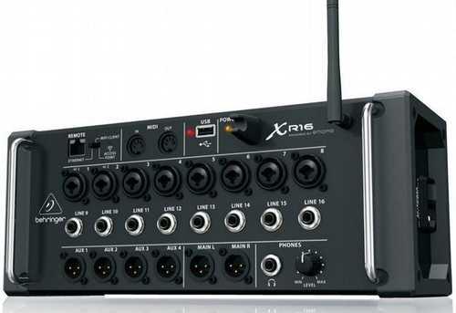 Цифровой микшерный пульт behringer xr16