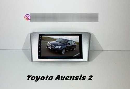 7-дюймовая магнитола Toyota Avensis 2 Silver