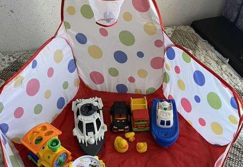 Игровой бассейн с игрушками