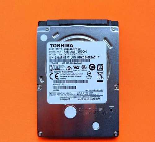Жесткий диск 2.5" 1TB Toshiba
